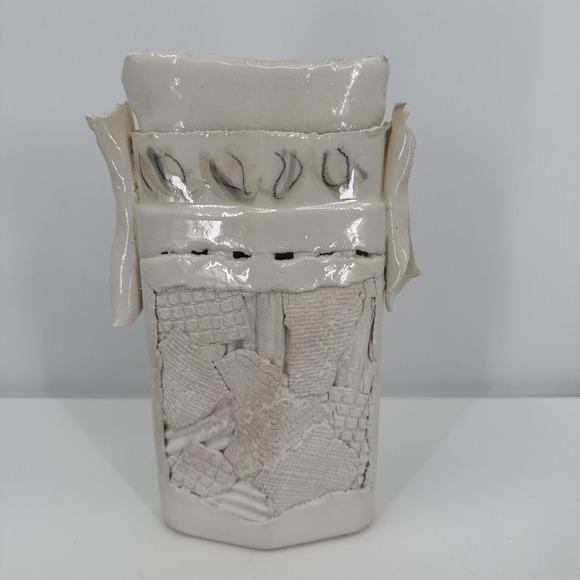 Gail Markiewz | Art | Gail Markiewicz Signed Large Vtg 9 Slab Ceramic ...